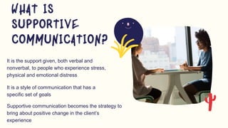 Supportive communication concepts and slide presentation | PPTX