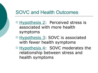 Supportive Communication, SOVC & Health Outcomes | PPT