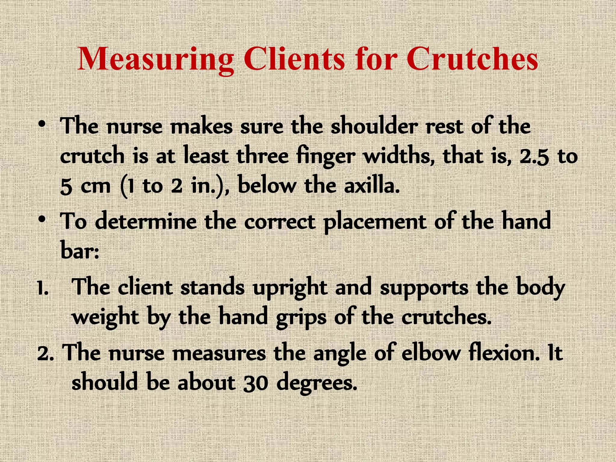 ambulatory devices- crutches, walker, cane | PPTX