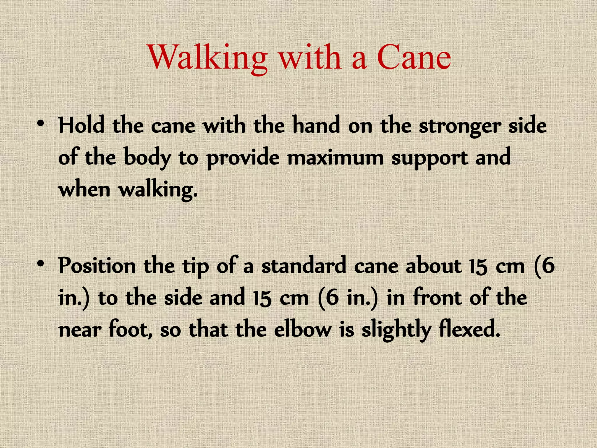 ambulatory devices- crutches, walker, cane | PPTX