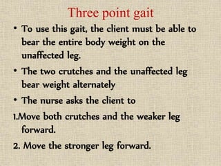 ambulatory devices- crutches, walker, cane | PPTX