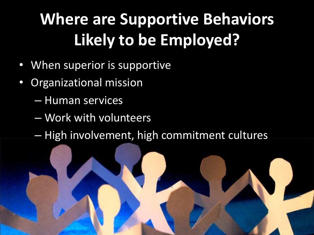 Supportive leadership