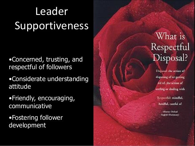 Supportive leadership