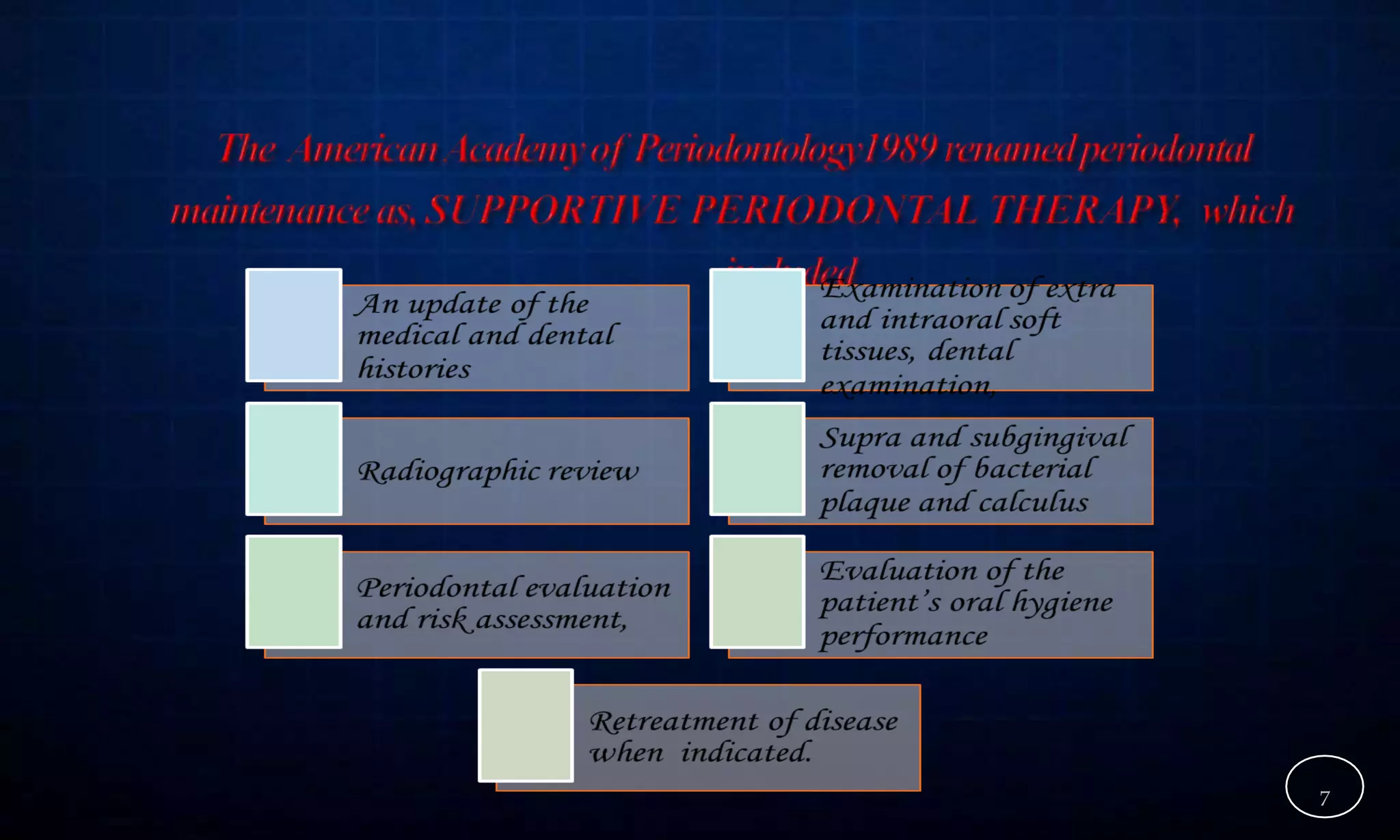 Supportive periodontal therapy | PPTX