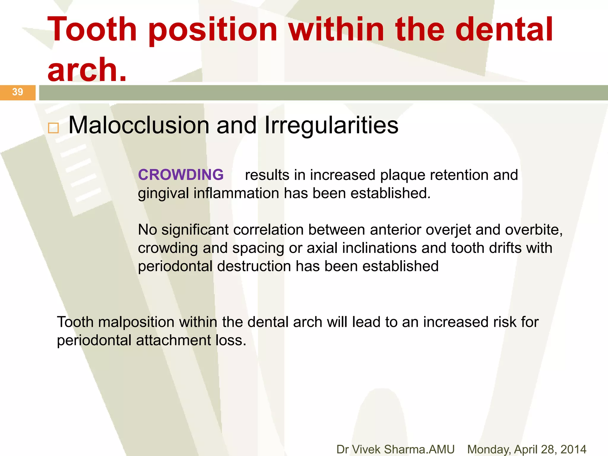 Supportive periodontal therapy final1 | PPTX