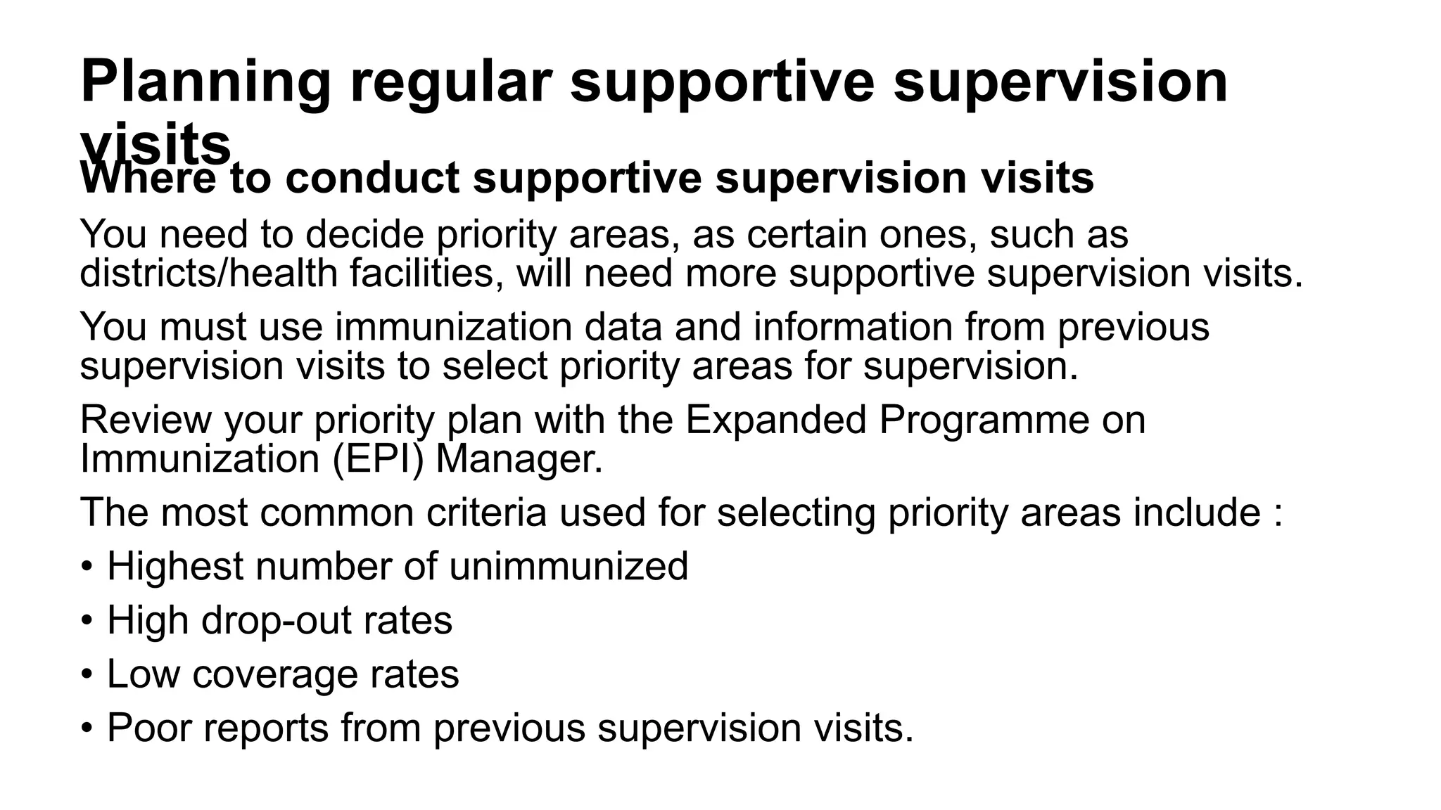 Supportive supervision | PPT