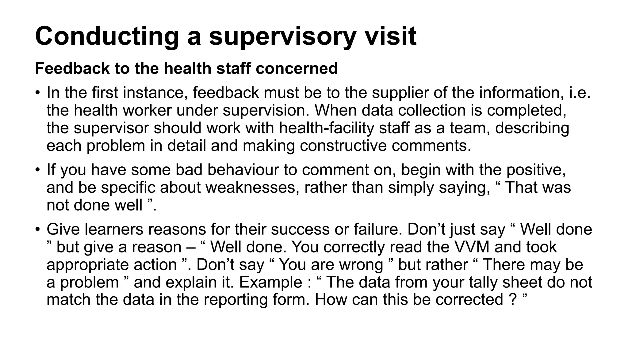 Supportive supervision | PPT