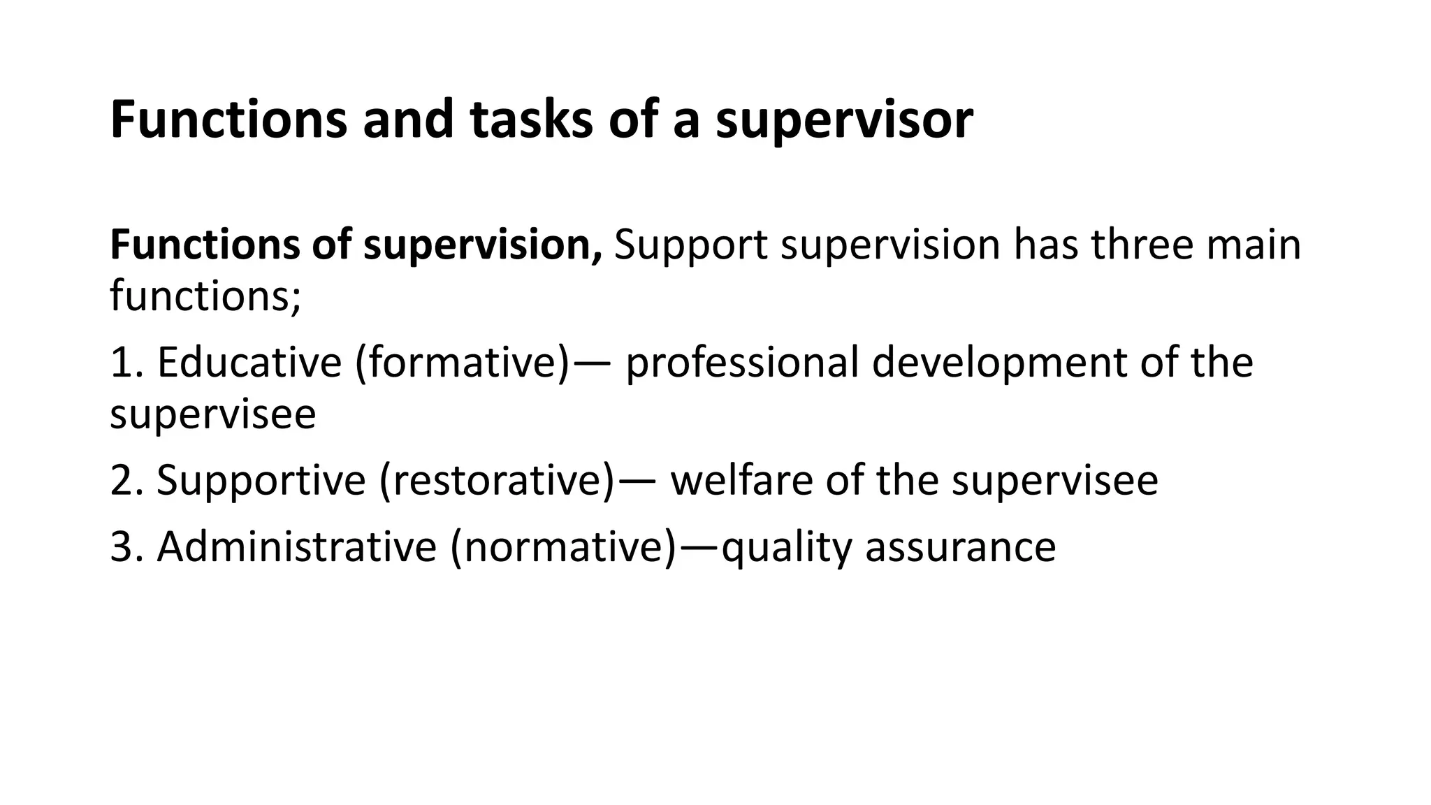 Supportive supervision | PPT