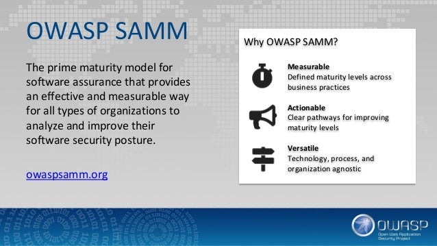 Support OWASP SAMM
