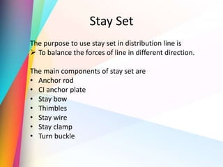 Supports of overhead line | PPTX