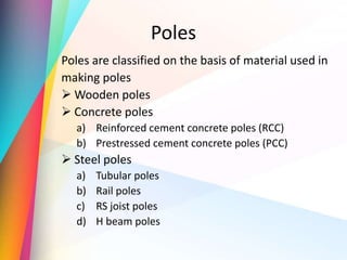 Supports of overhead line | PPTX