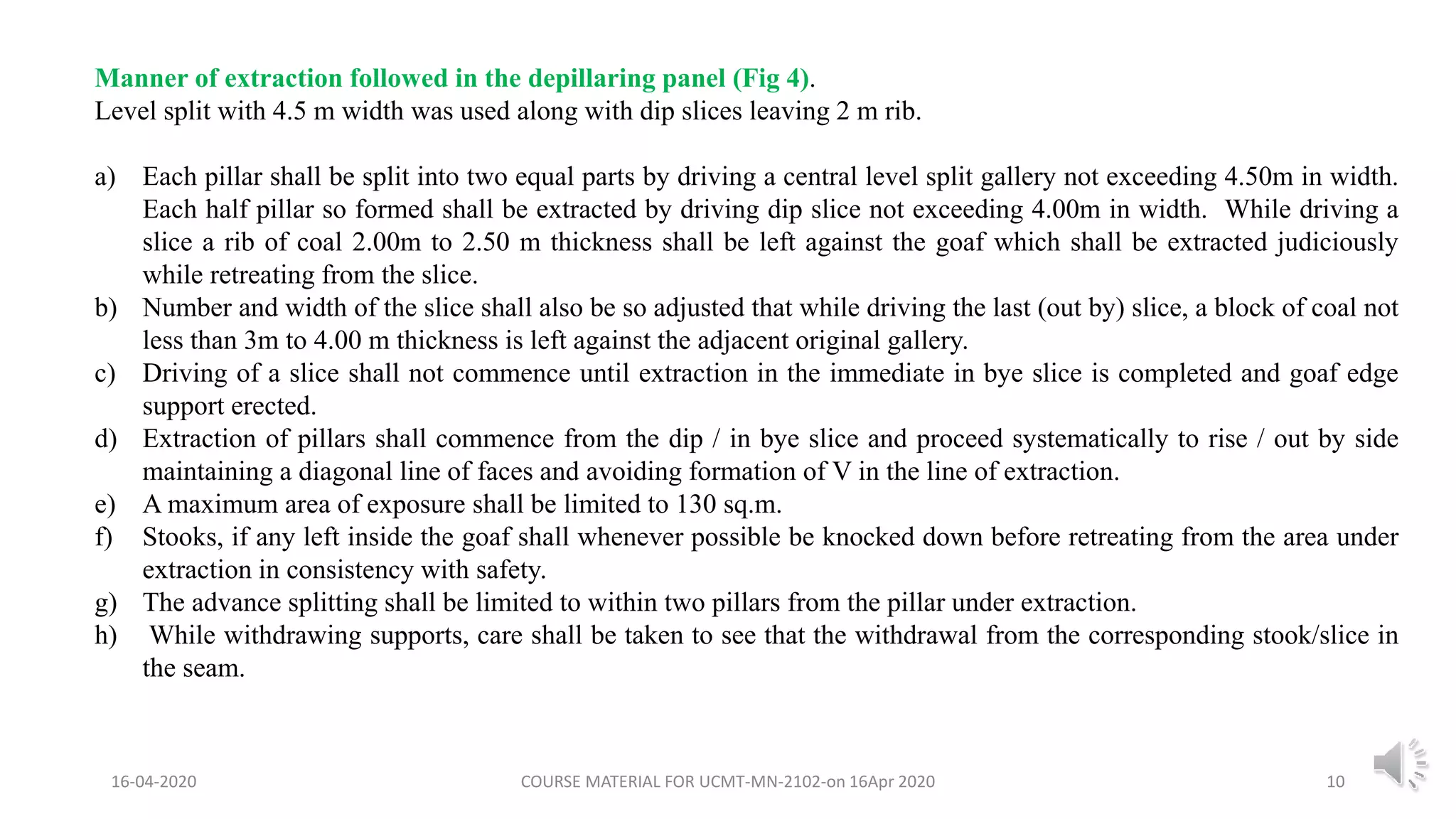 Support system (Underground Coal Mining) by Prof. S Jayantu.pdf