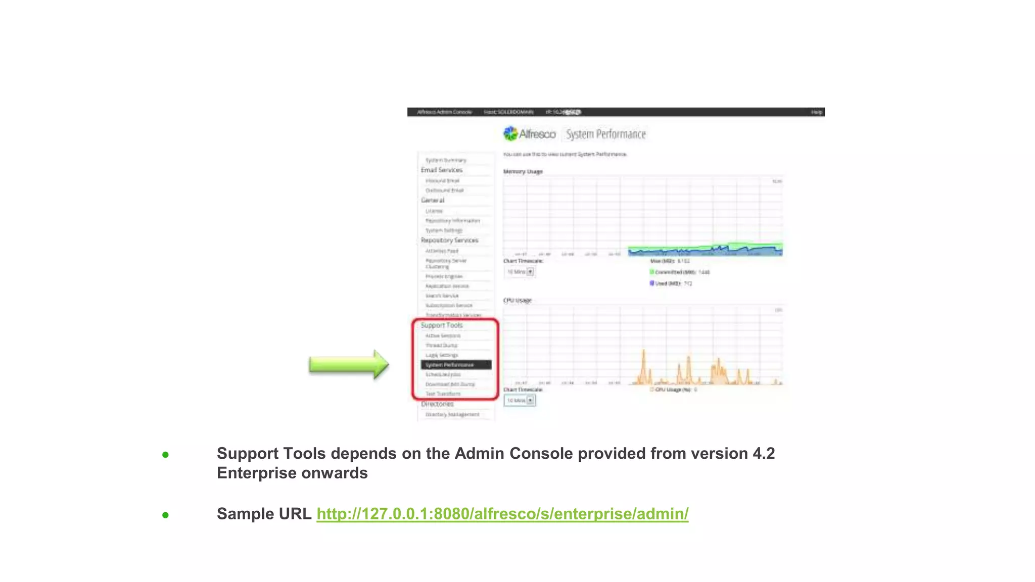 Alfresco Support tools | PPT