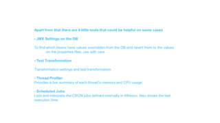 Alfresco Support tools | PPTX