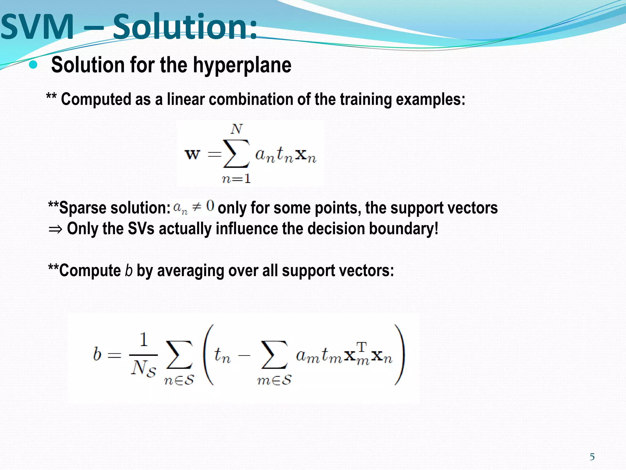 Support vector machine | PPTX