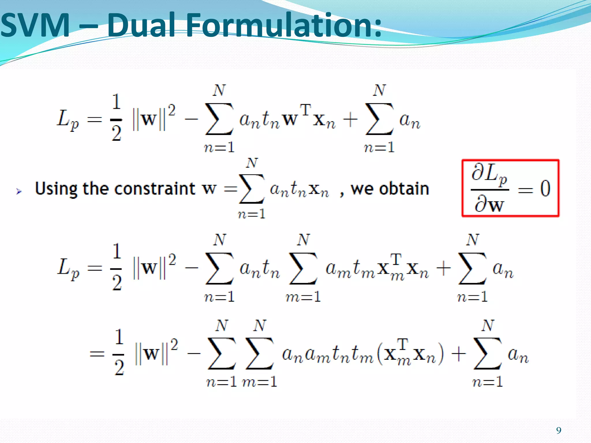 Support vector machine | PPTX