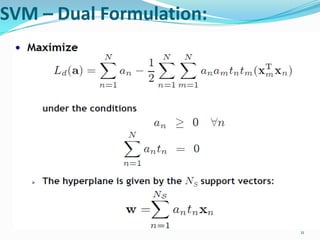 Support vector machine | PPTX