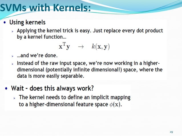 Support vector machine | PPTX