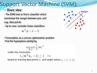 Support vector machine | PPTX