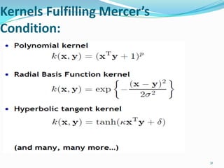 Support vector machine | PPTX