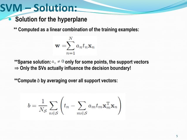 Support vector machine | PPTX