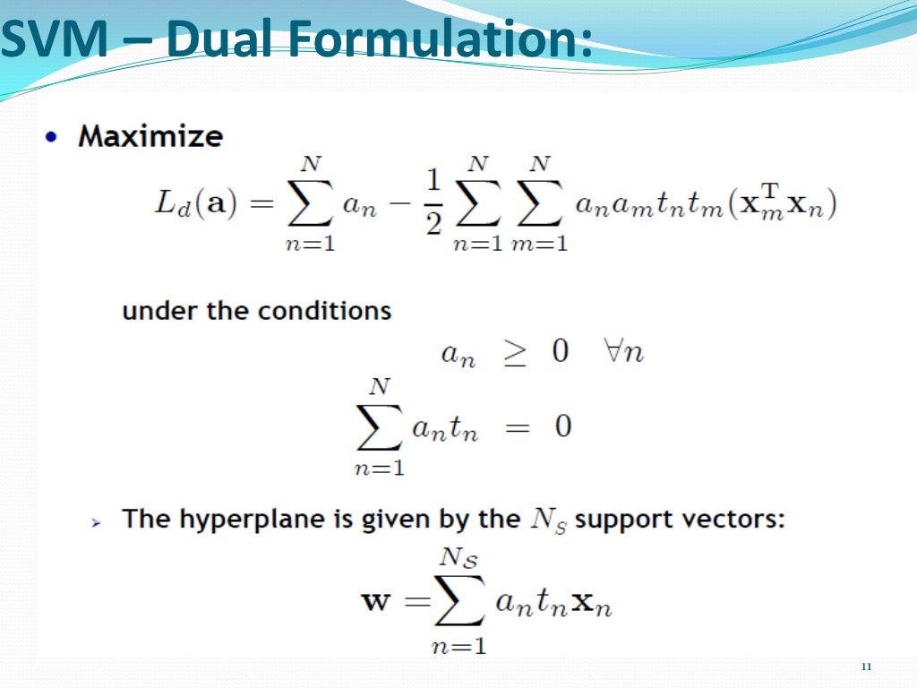 Support vector machine