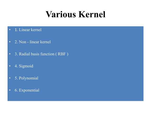 Support Vector Machine Learning Pptx
