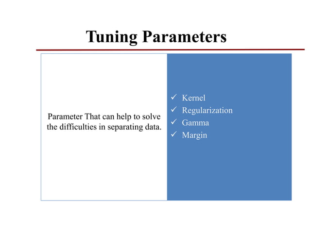 Support Vector Machine Learning Pptx
