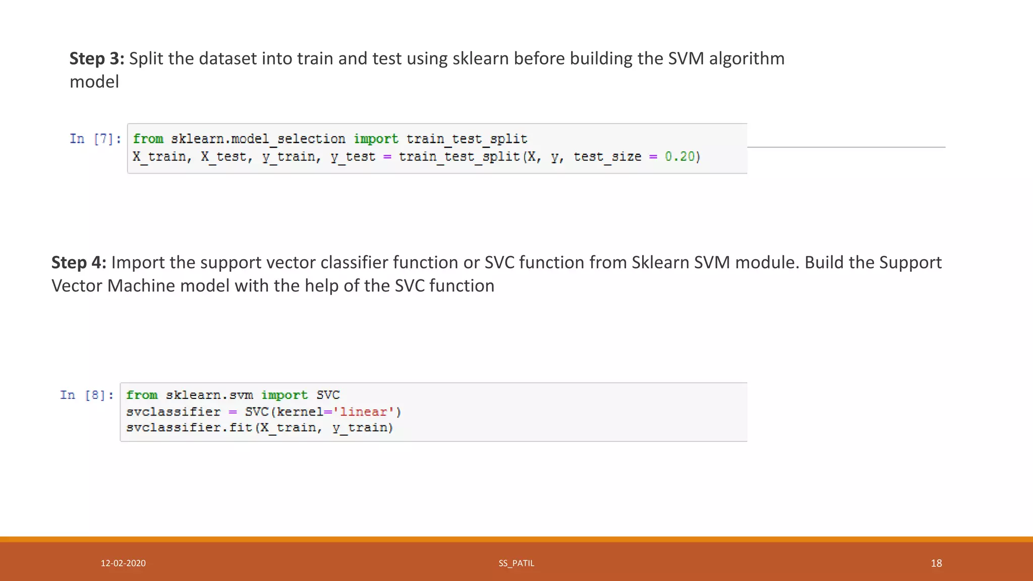 Support vector machines (svm) | PPTX