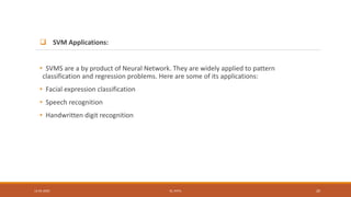 Support vector machines (svm) | PPTX