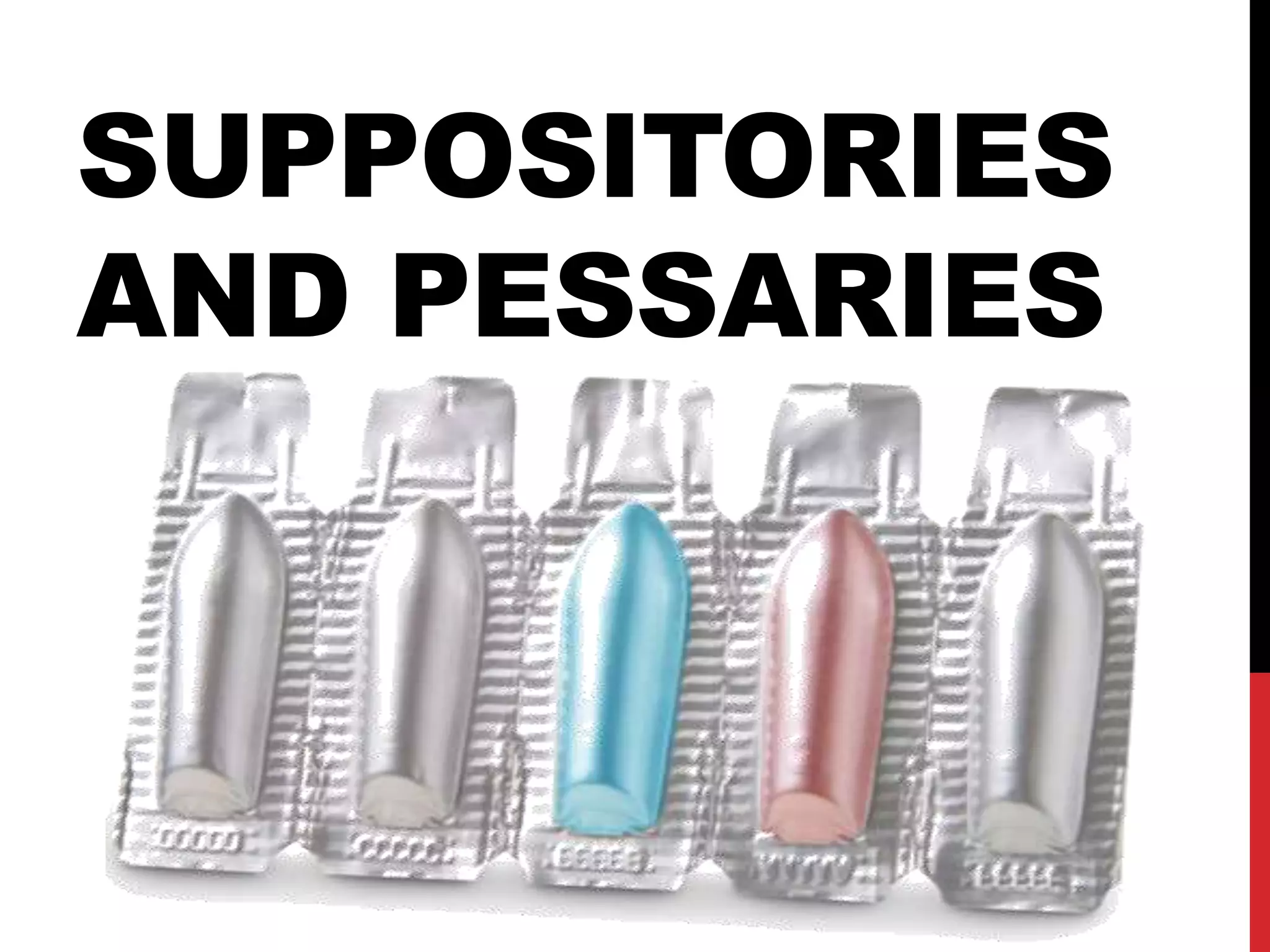 Suppositories | PPTX