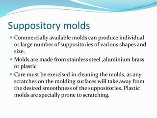 Suppositories | PPTX