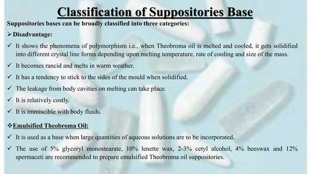Suppositories | PPT
