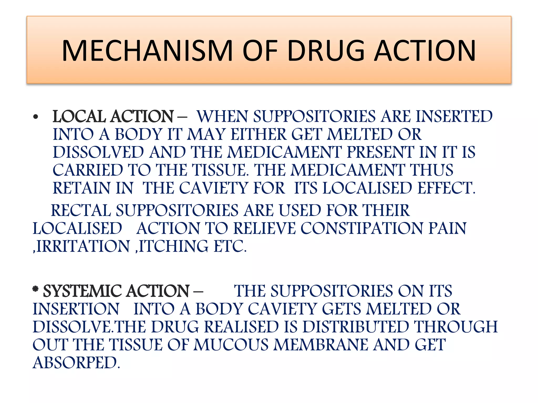Suppositories the semi solid dosage form | PPTX
