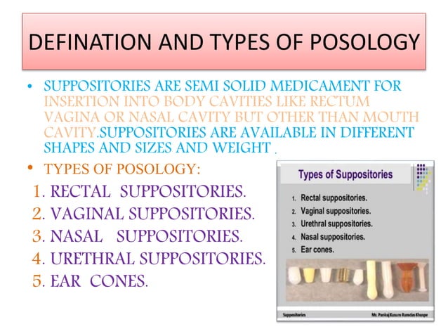 Suppositories the semi solid dosage form | PPT