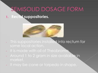 Suppositories and pessaries | PDF