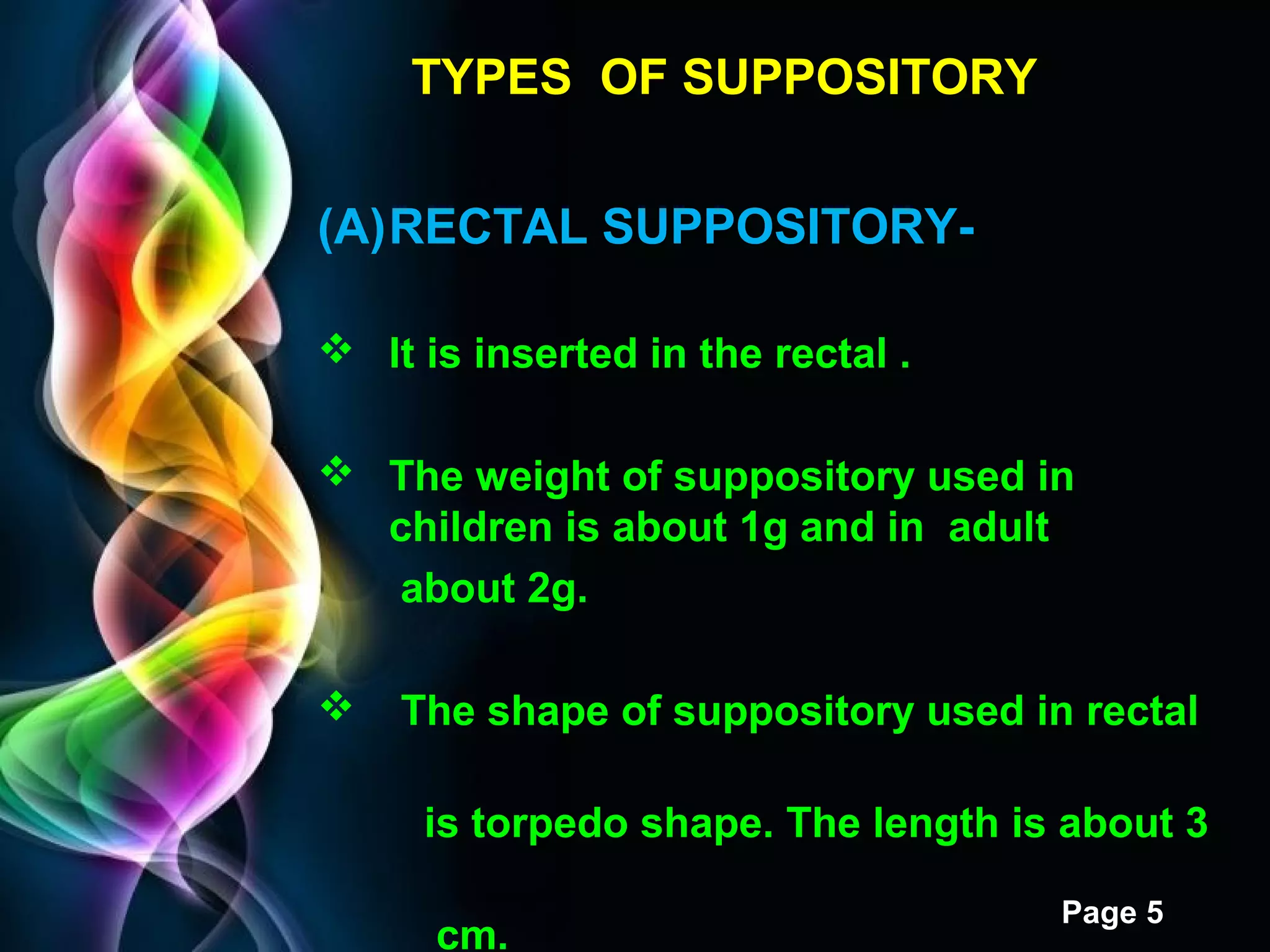 Suppository | PPT