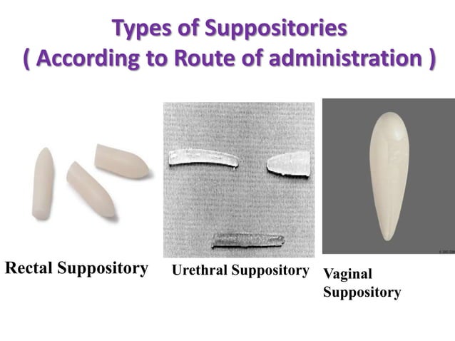Suppository | PPT