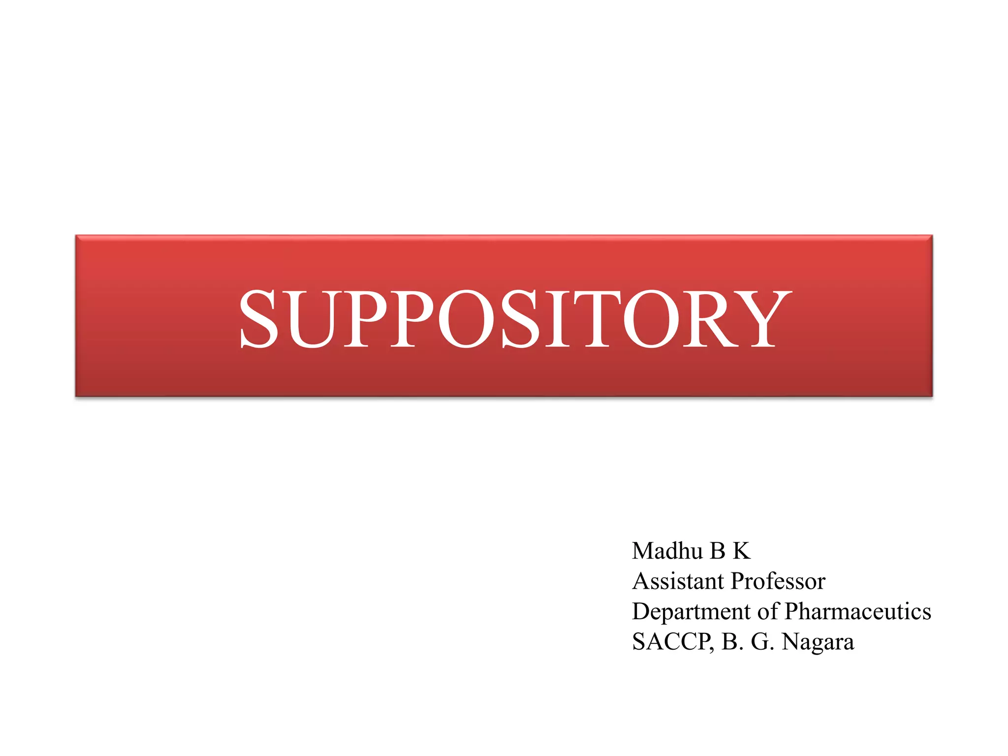 Suppository.pptx