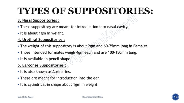 Suppository | PPT