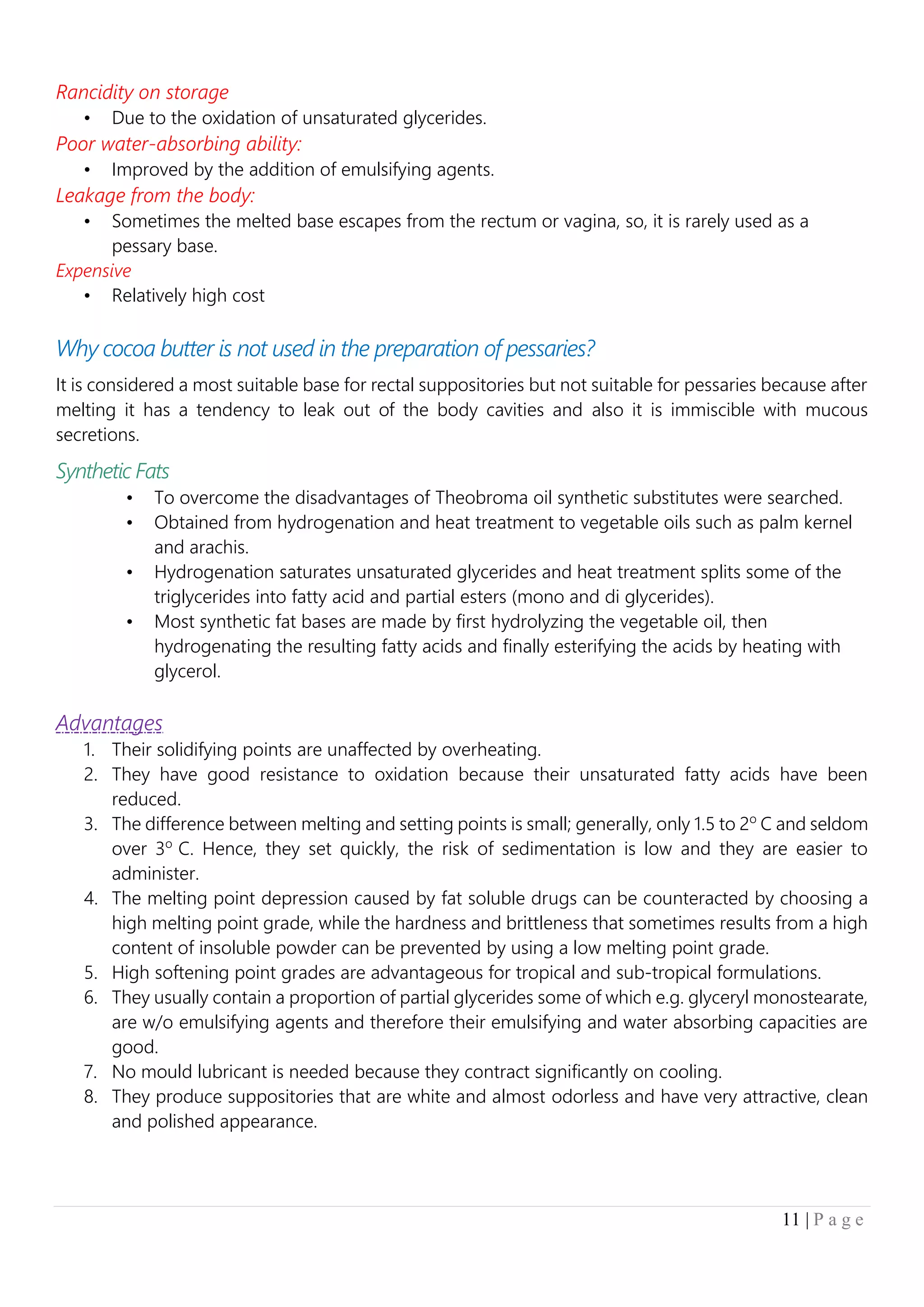 Suppository - Types & Formulation | PDF