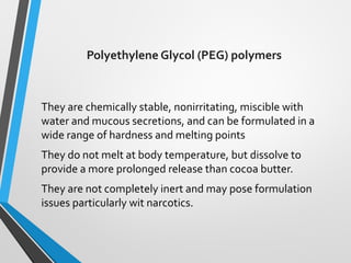 Suppository formulation overview | PPT