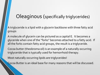 Suppository formulation overview | PPT