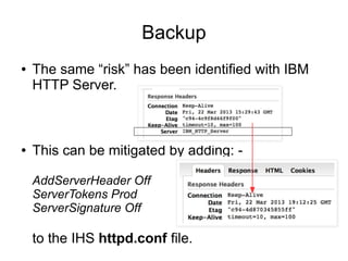 Suppressing http headers from web sphere application server | PDF