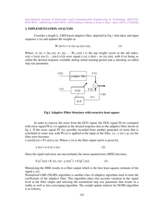 Suppression of power line interference correction of baselinewanders and | PDF