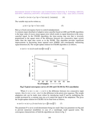 Suppression of power line interference correction of baselinewanders and | PDF