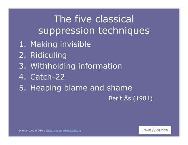 Suppression Techniques | PPT