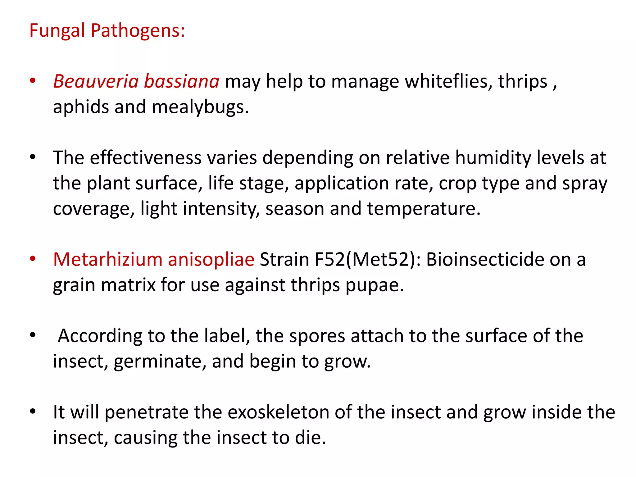 biocontrol of greenhouse or glasshouse pests | PPT