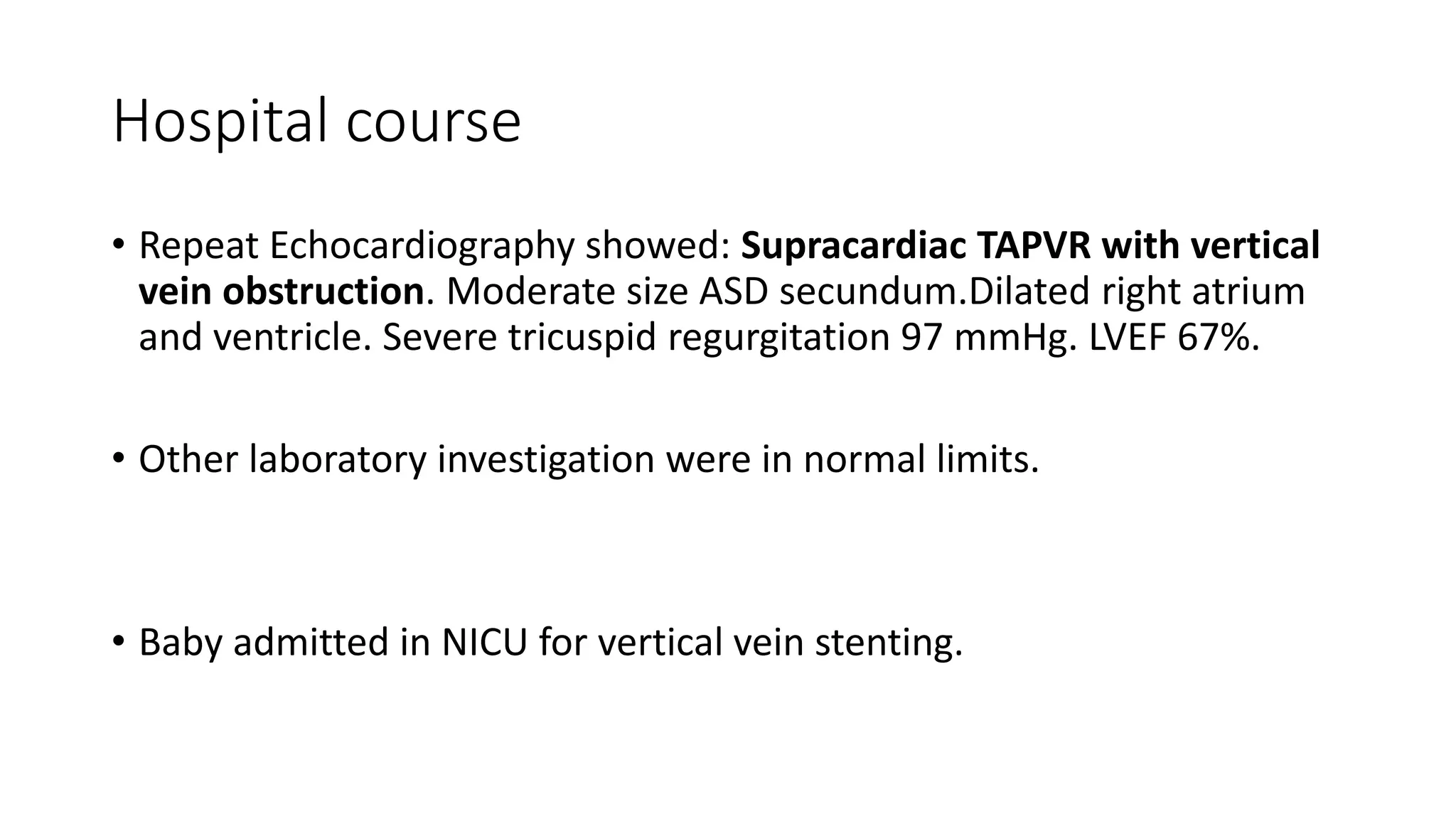 Supracardiac TAPVR with obstructive.pptx