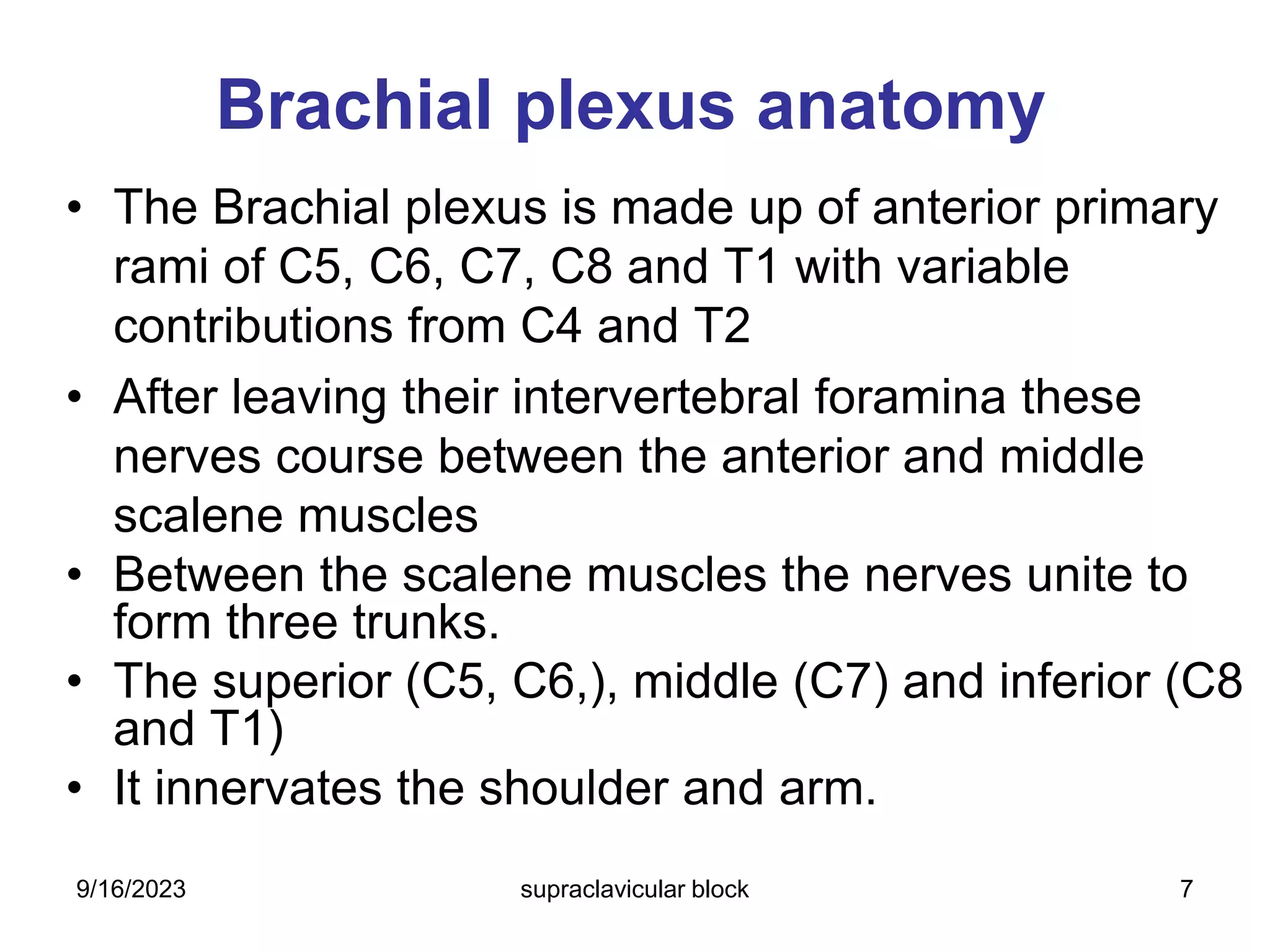supra clavicular block.ppt
